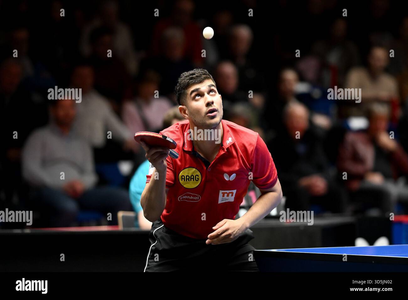 TTBL 8. Spieltag Borussia Duesseldorf - TTC Schwalbe Bergneustadt am 16 ...