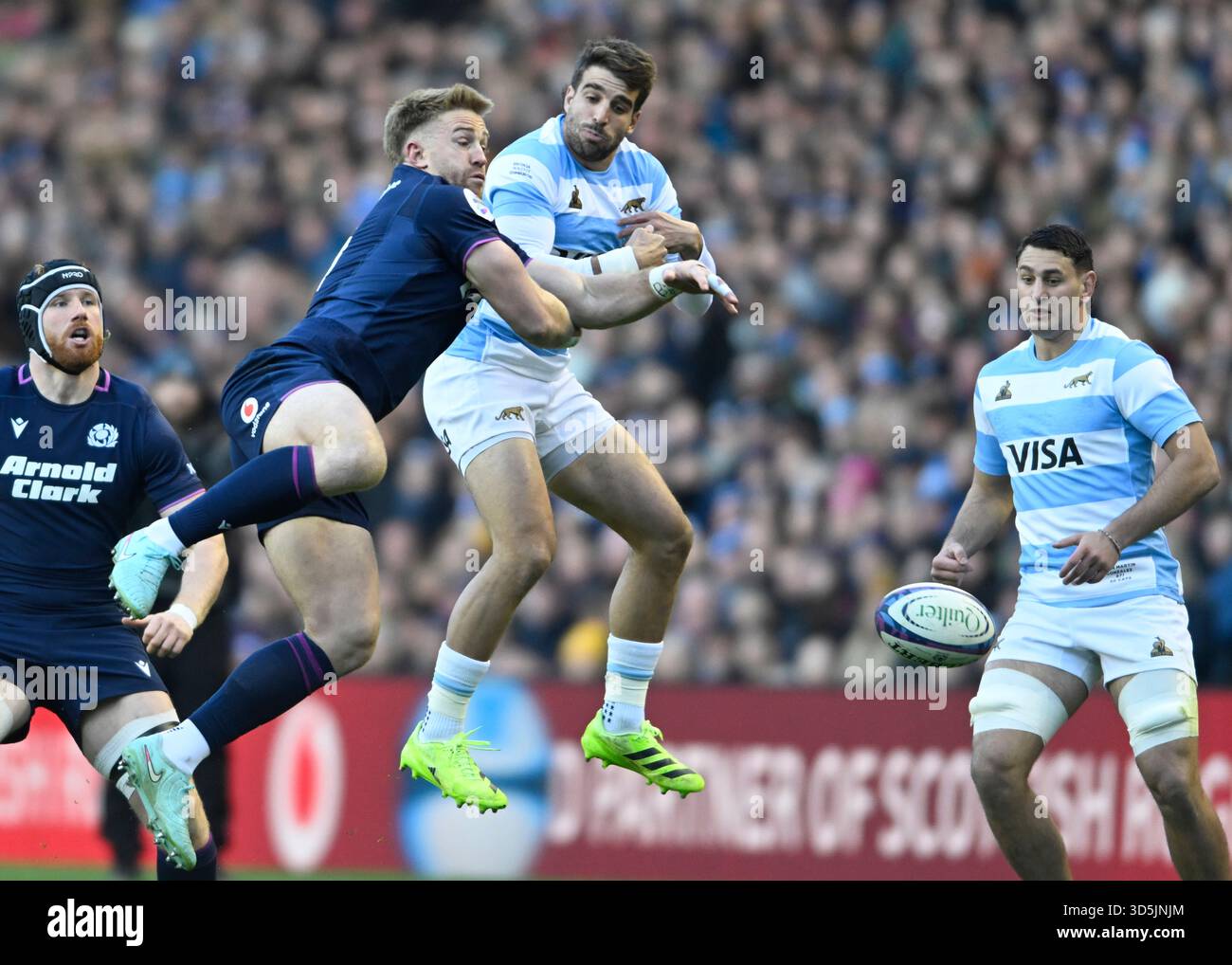 Edinburgh, Scotland, 15th November 2025. Kyle Steyn of Scotland and ...