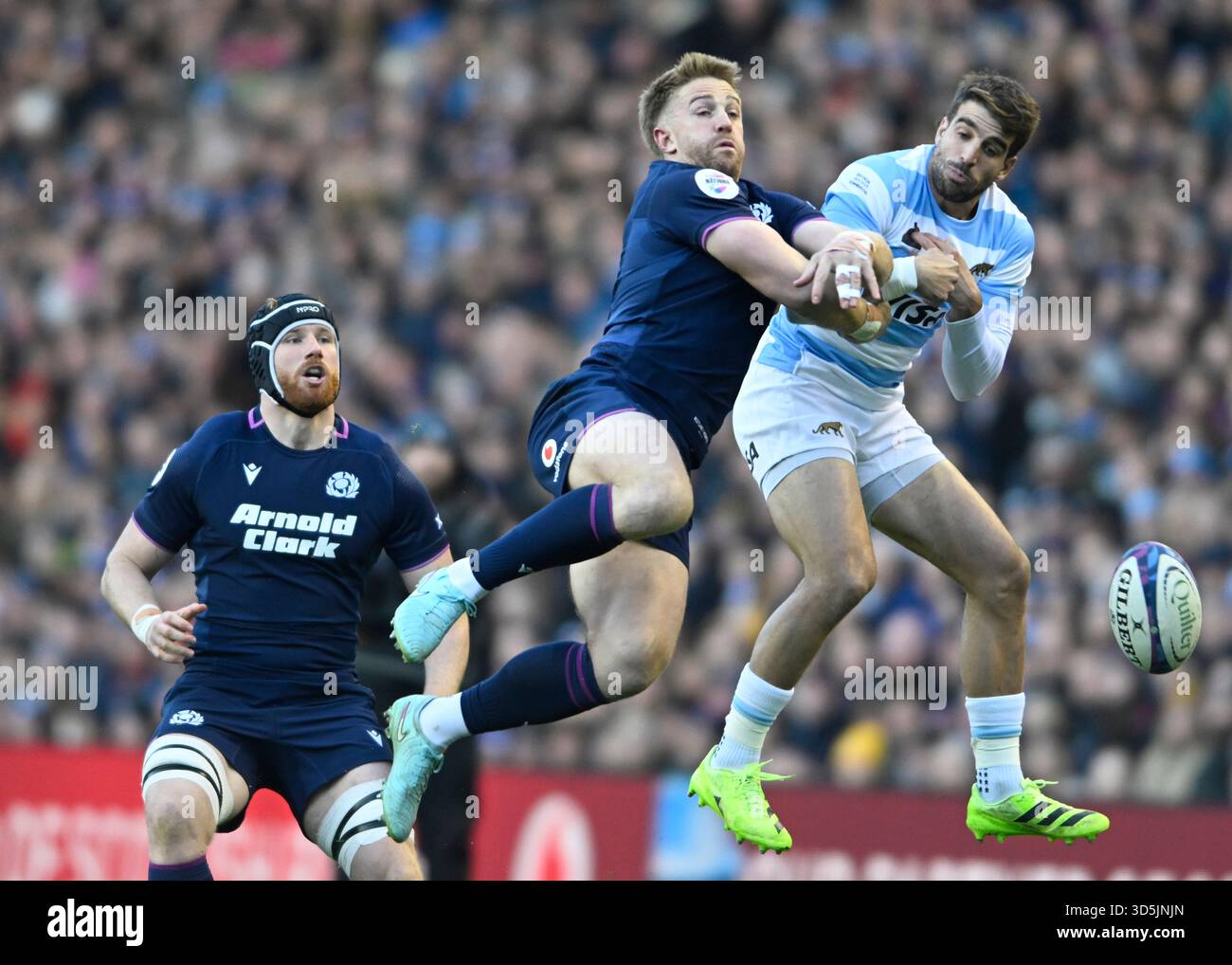 Edinburgh, Scotland, 15th November 2025. Kyle Steyn of Scotland and ...
