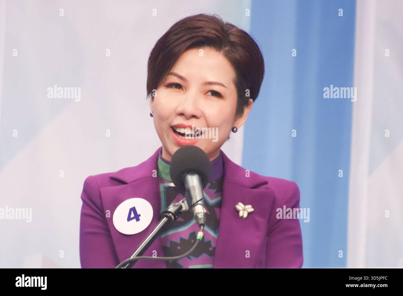 Yolanda Ng Yuen-ting, candidate of Election Committee constituency ...