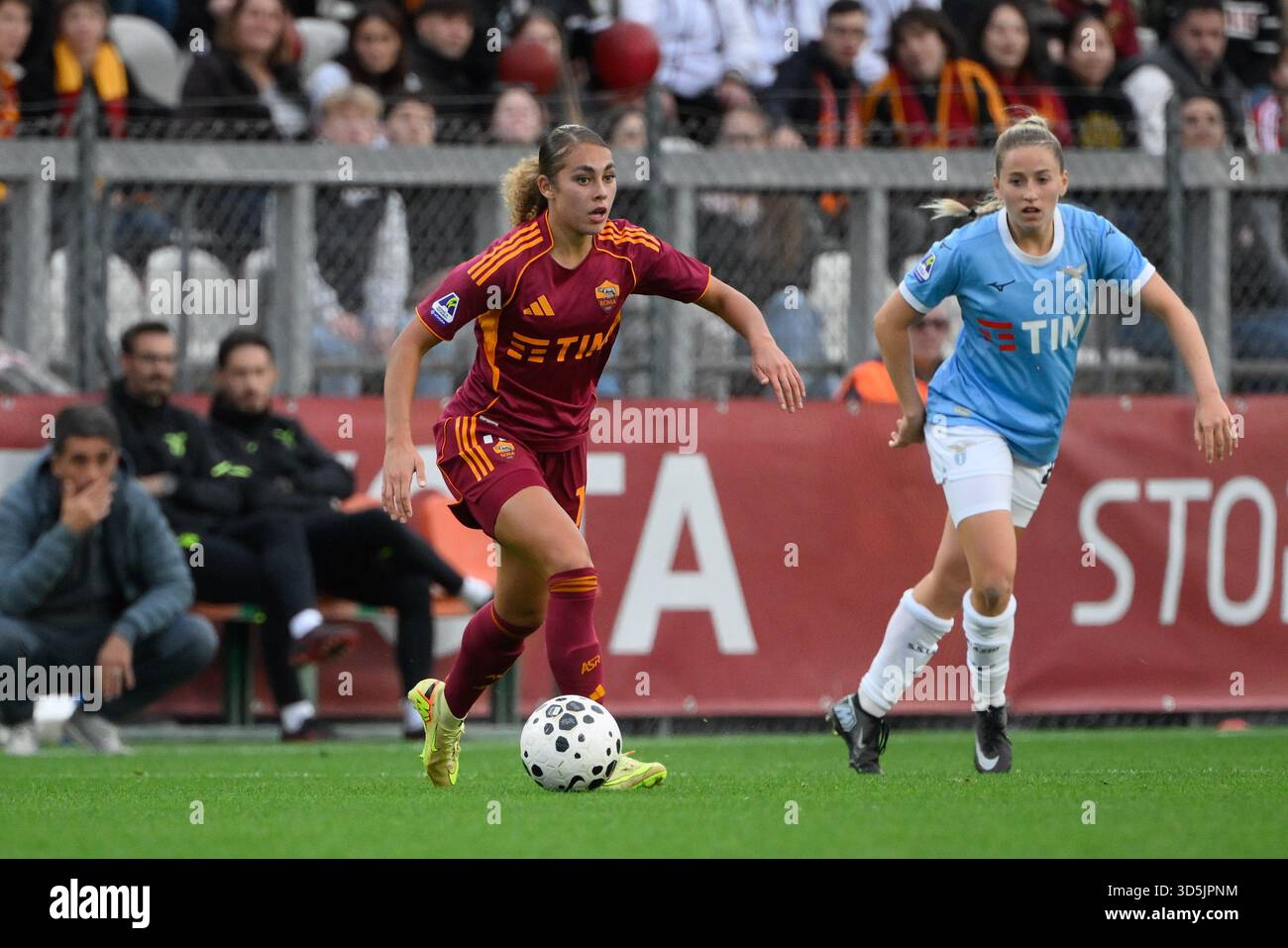AS Roma's Alayah Sophia Pilgrim during the Italian Football ...