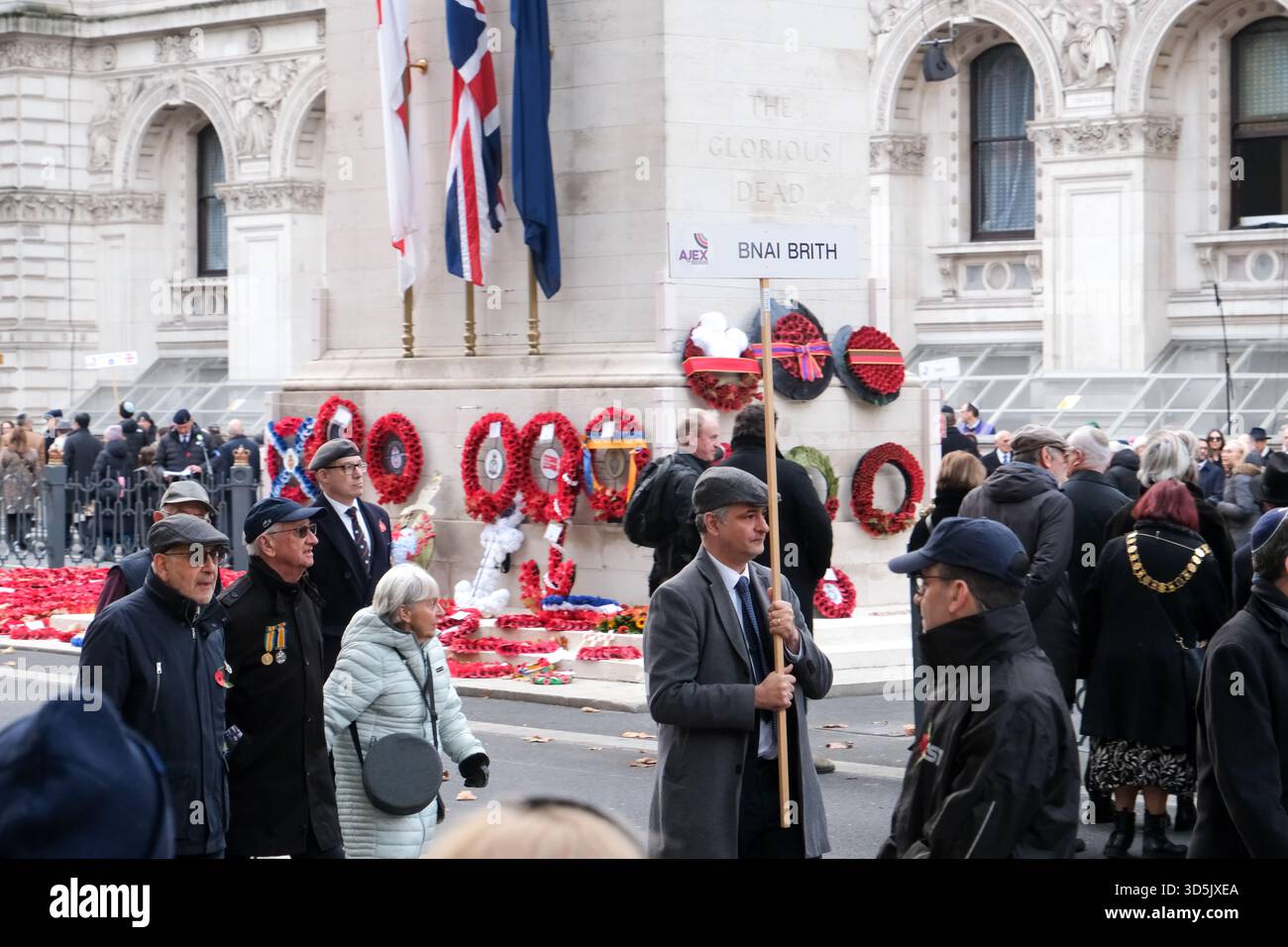 Cenotaph, London, UK. 16th Nov 2025. The AJEX Parade: The Association ...