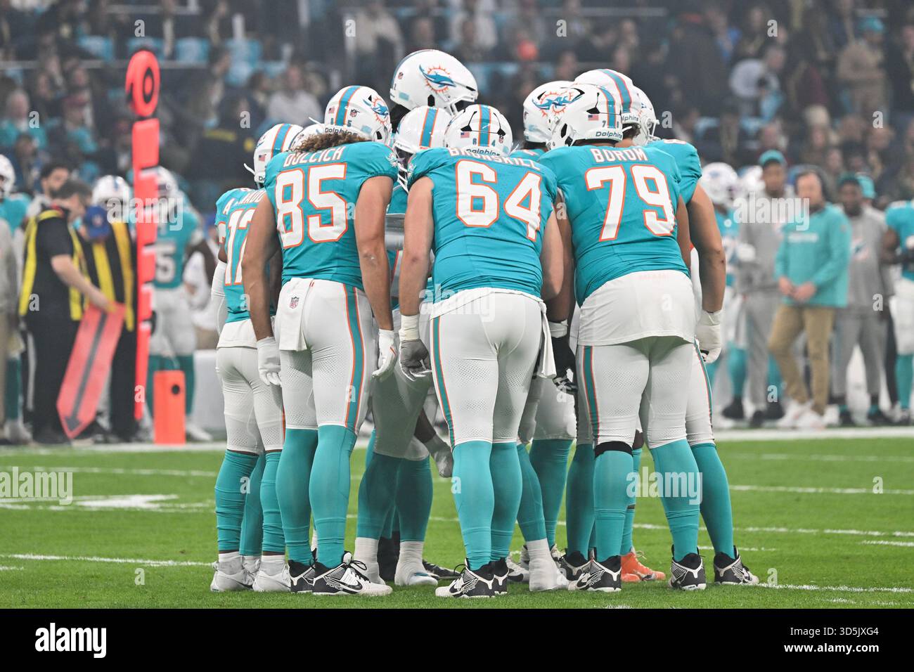 player of Miami Dolphins during the NFL 2025 Madrid Game between ...
