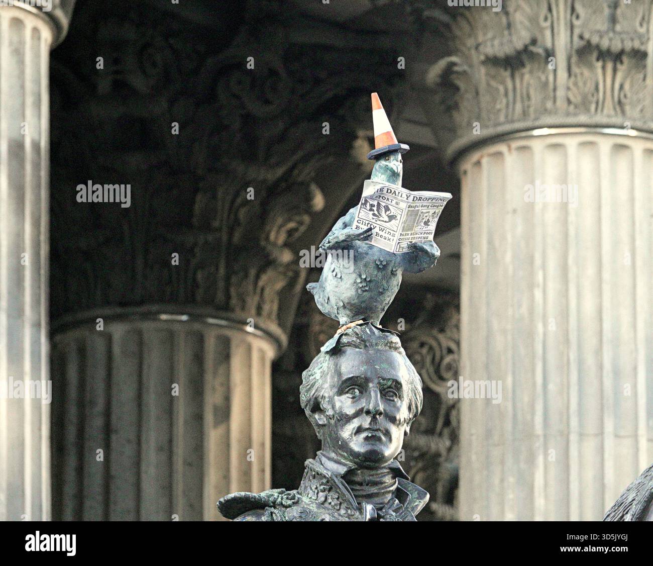 Glasgow, Scotland, UK. 16th November, 2025. The Duke of wellington ...