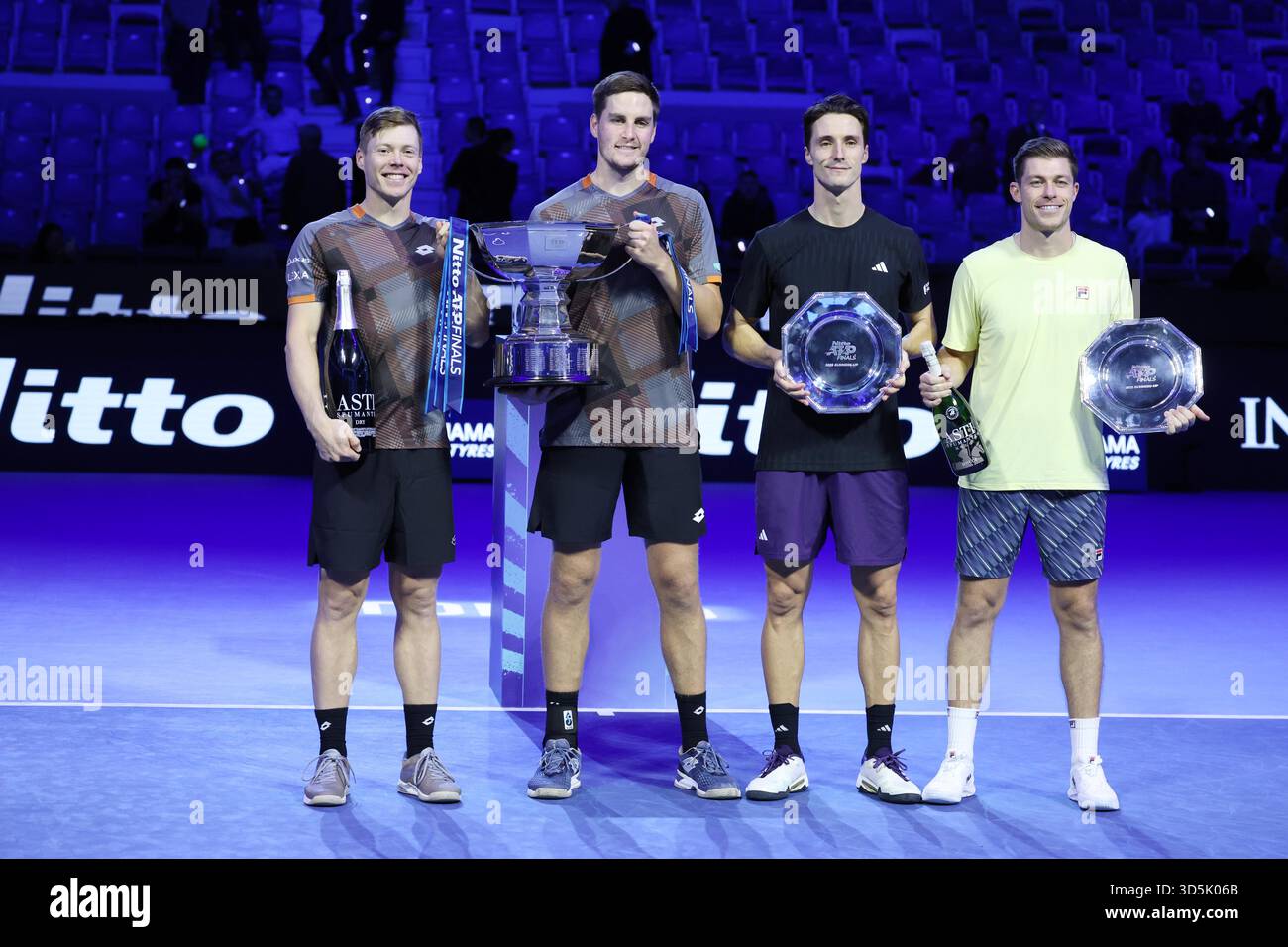 Tennis, ATP FINALS 2025 Harri Heliovaara (FIN), Henry Patten (GBR), Joe ...