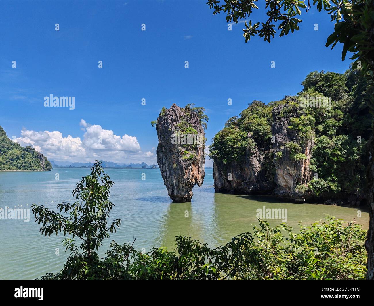 Famous limestone rock island in tropical sea Stock Photo - Alamy