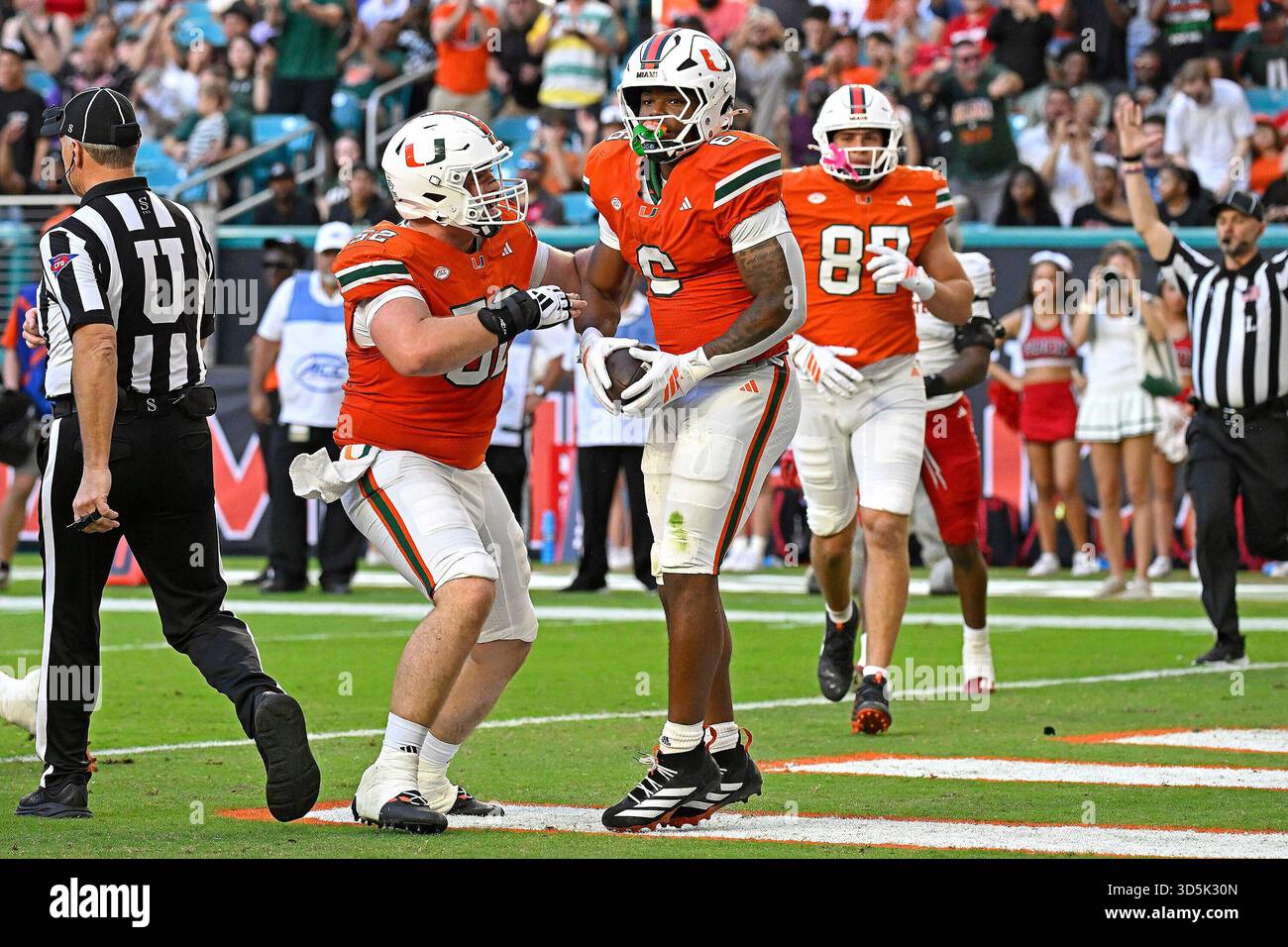 MIAMI GARDENS, FL - NOVEMBER 15: Miami running back CharMar Brown (6 ...