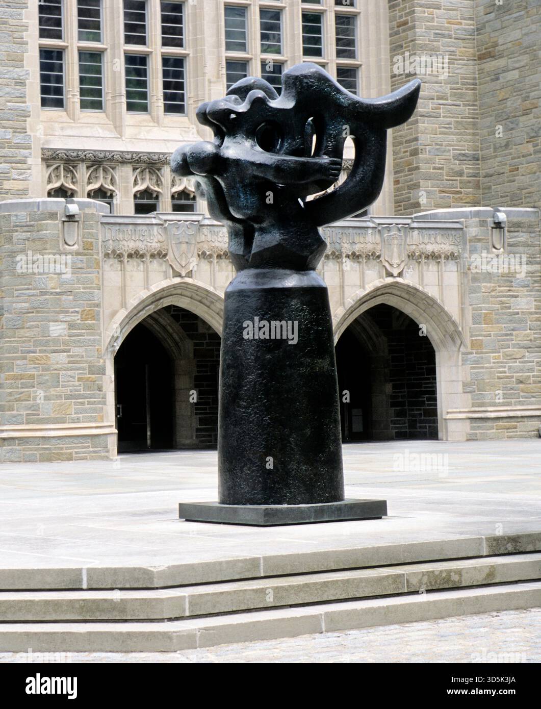 Jacques Lipchitz artist cubist sculpture Song of the Vowels on campus ...