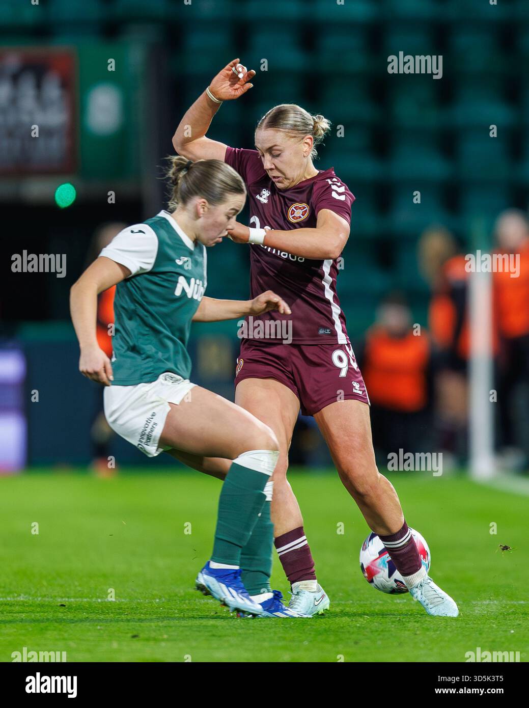 Easter Road Stadium, Edinburgh, Scotland, UK. 16th Nov 2025. Hibernian ...