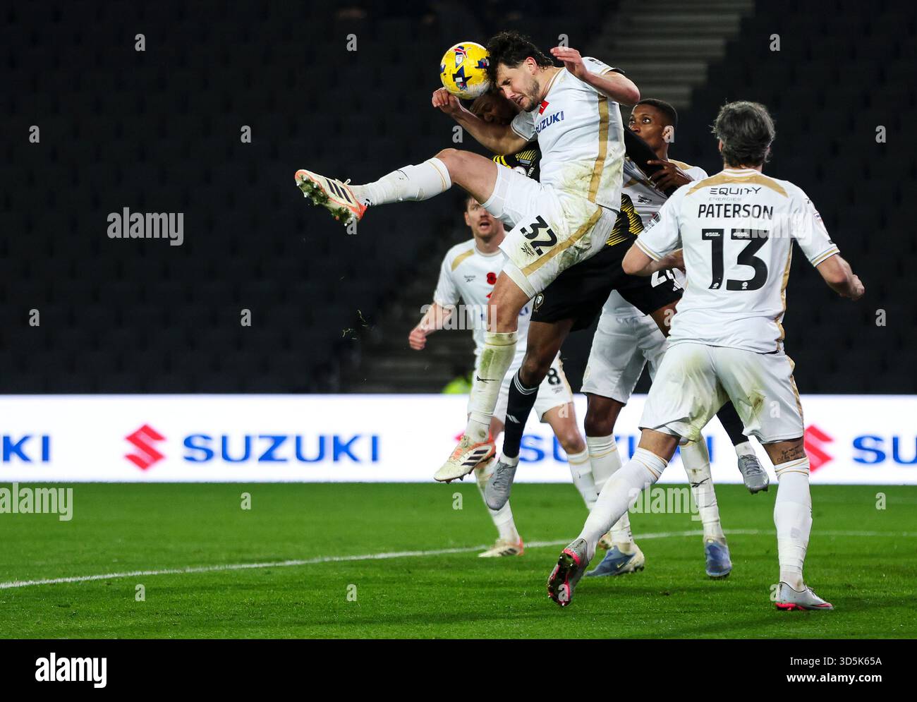 Milton Keynes Dons Jack Sanders in action during the Sky Bet League Two ...