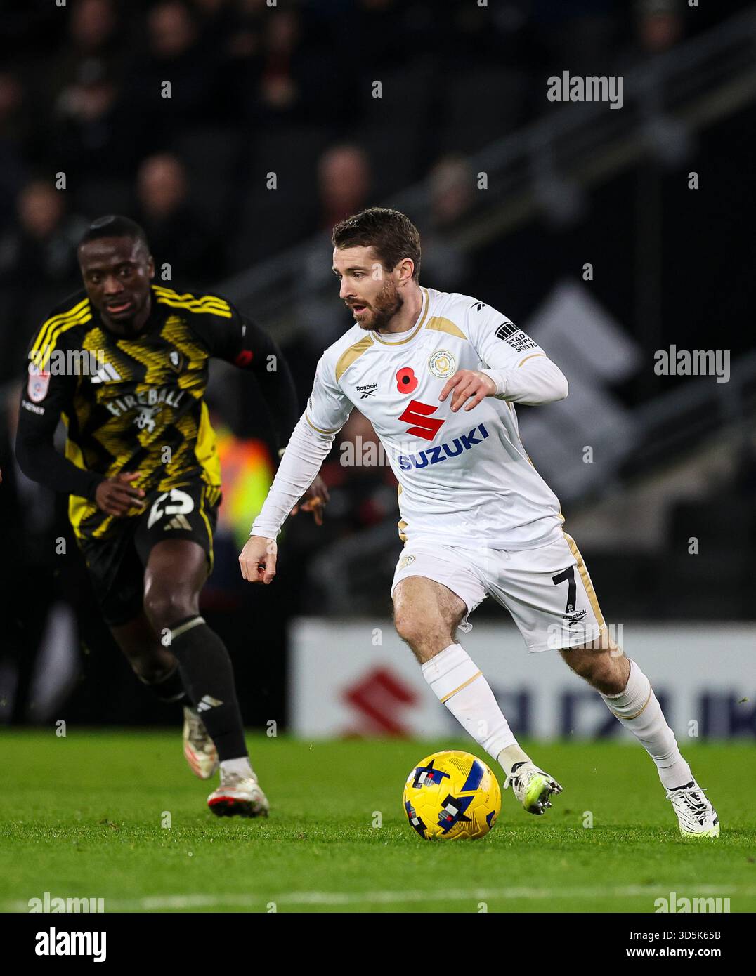 Milton Keynes Dons Dan Crowley in action during the Sky Bet League Two ...