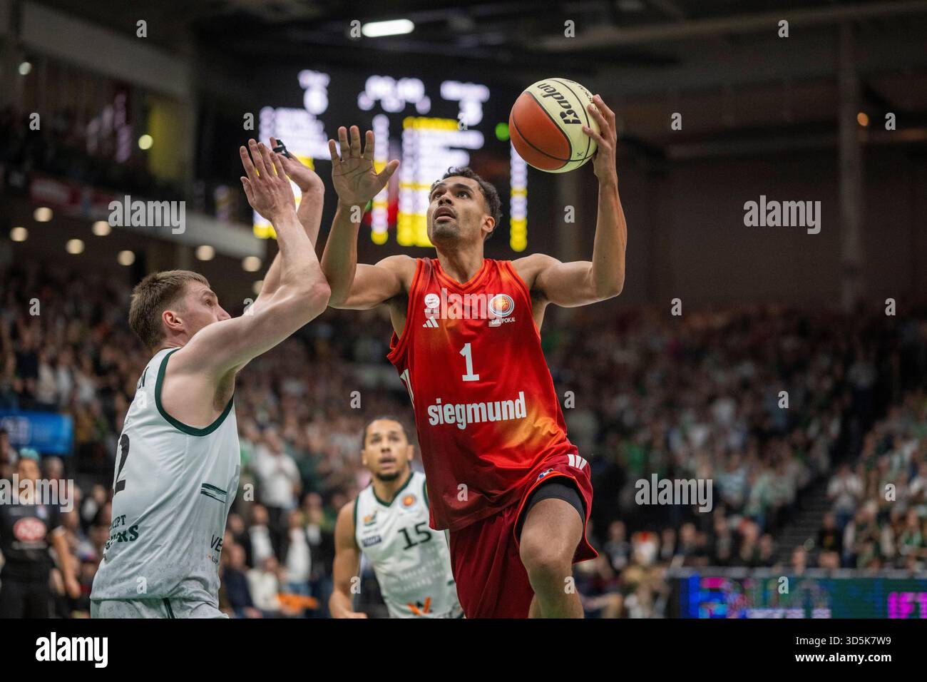 16 November 2025, Rhineland-Palatinate, Trier: Basketball: BBL Cup ...