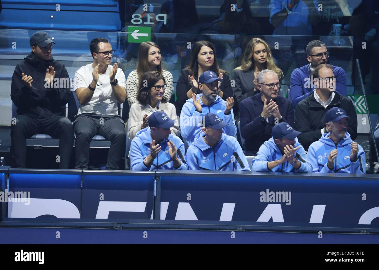 Tennis, ATP FINALS 2025 Jannik Sinner team, Turin, Italy, November 16 ...