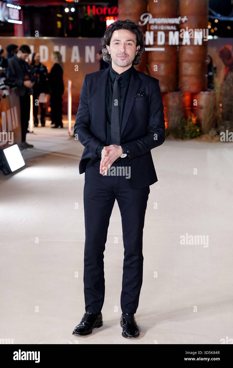 Alex Zane attends the Landman season 2 UK premiere at Cineworld ...