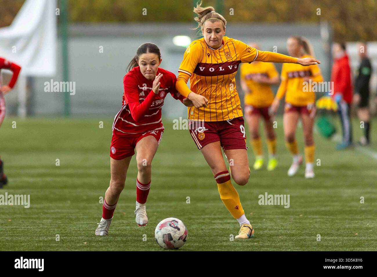Hamilton, Scotland. 16 November 2025. Carla Boyce of Motherwell FC ...