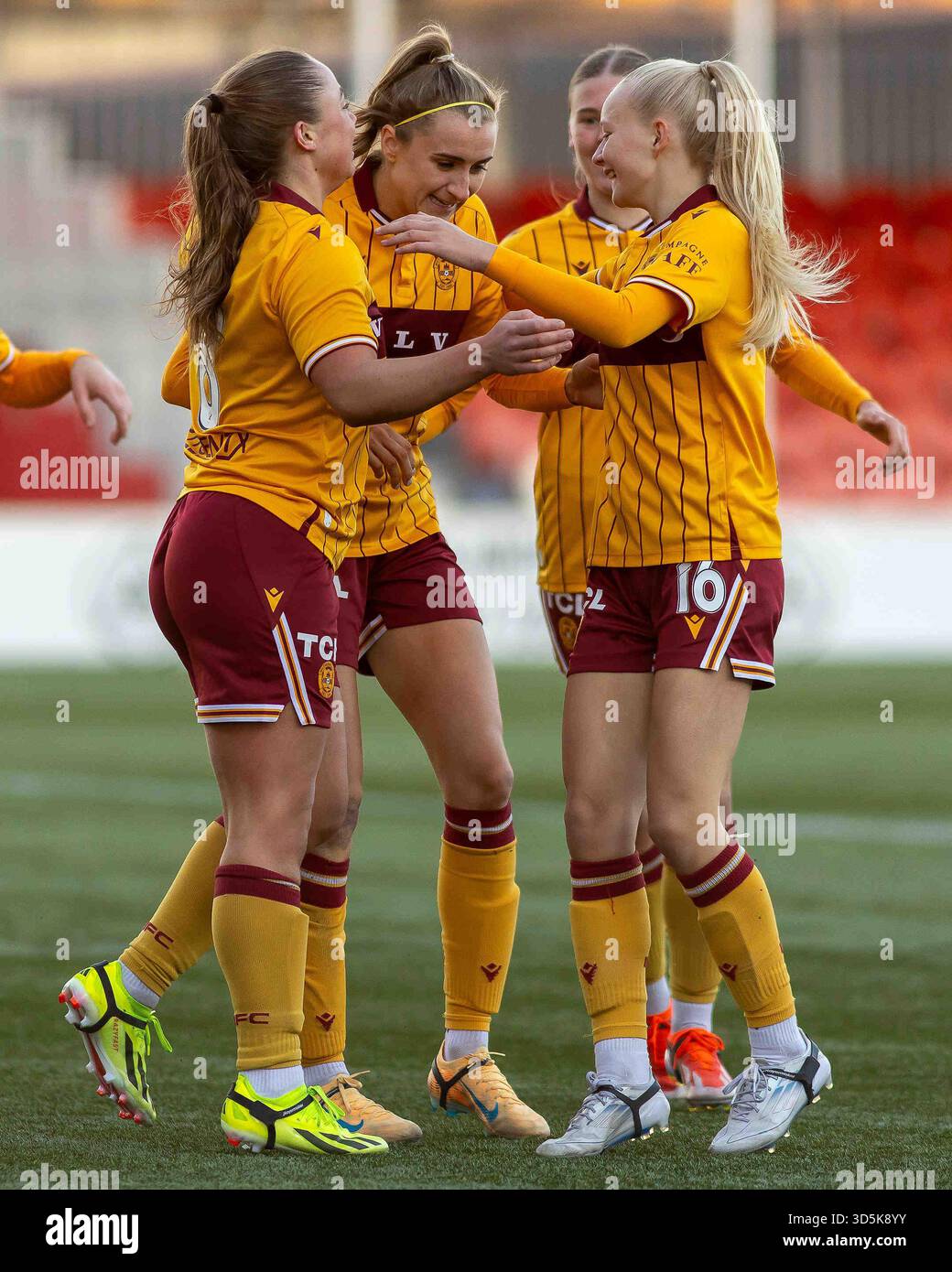 Hamilton, Scotland. 16 November 2025. GOAL! 0-1 Carla Boyce of ...