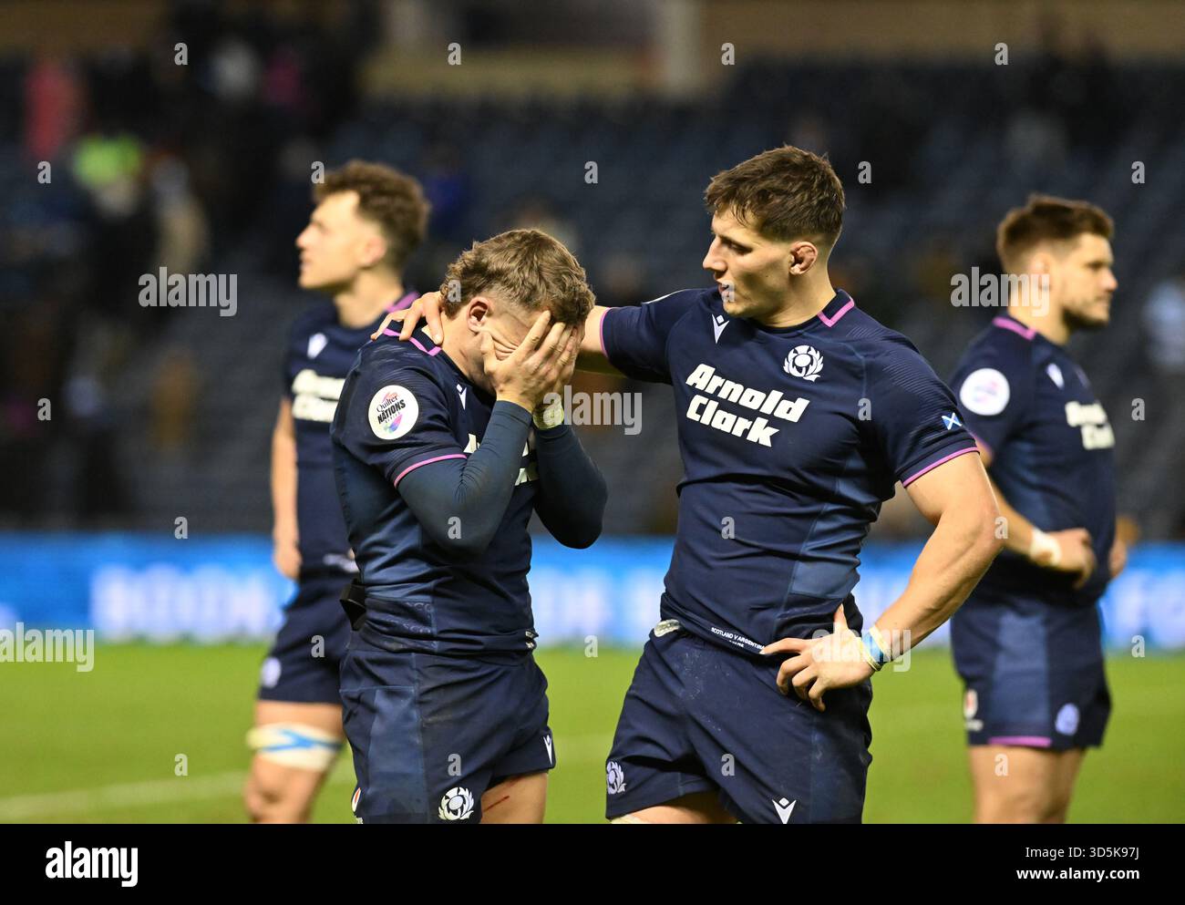 Scotland dejection for 50th cap darcy graham hi-res stock photography ...