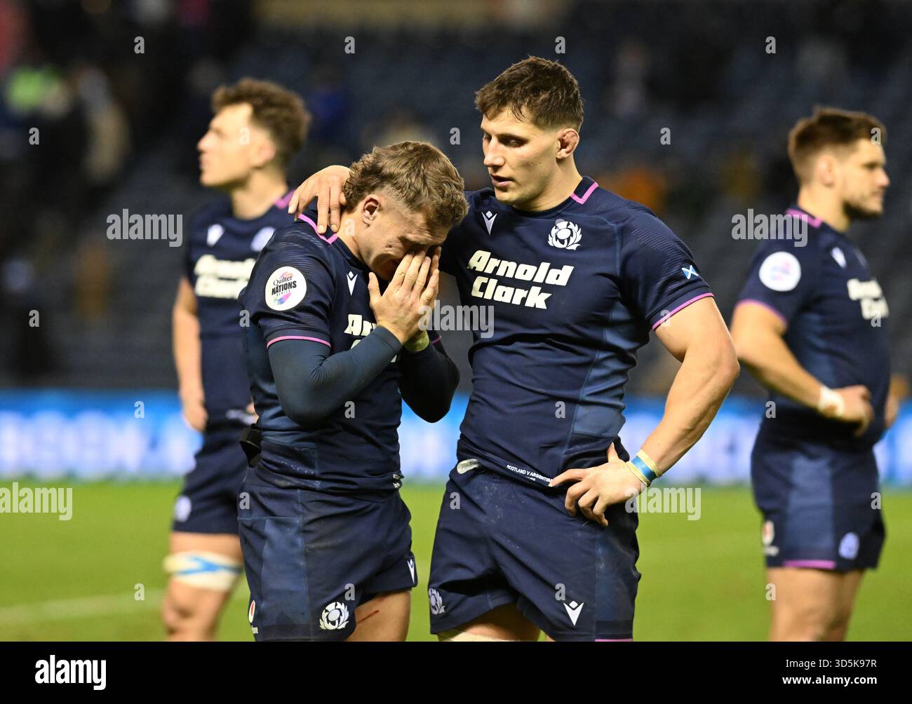 Scotland dejection for 50th cap darcy graham hi-res stock photography ...
