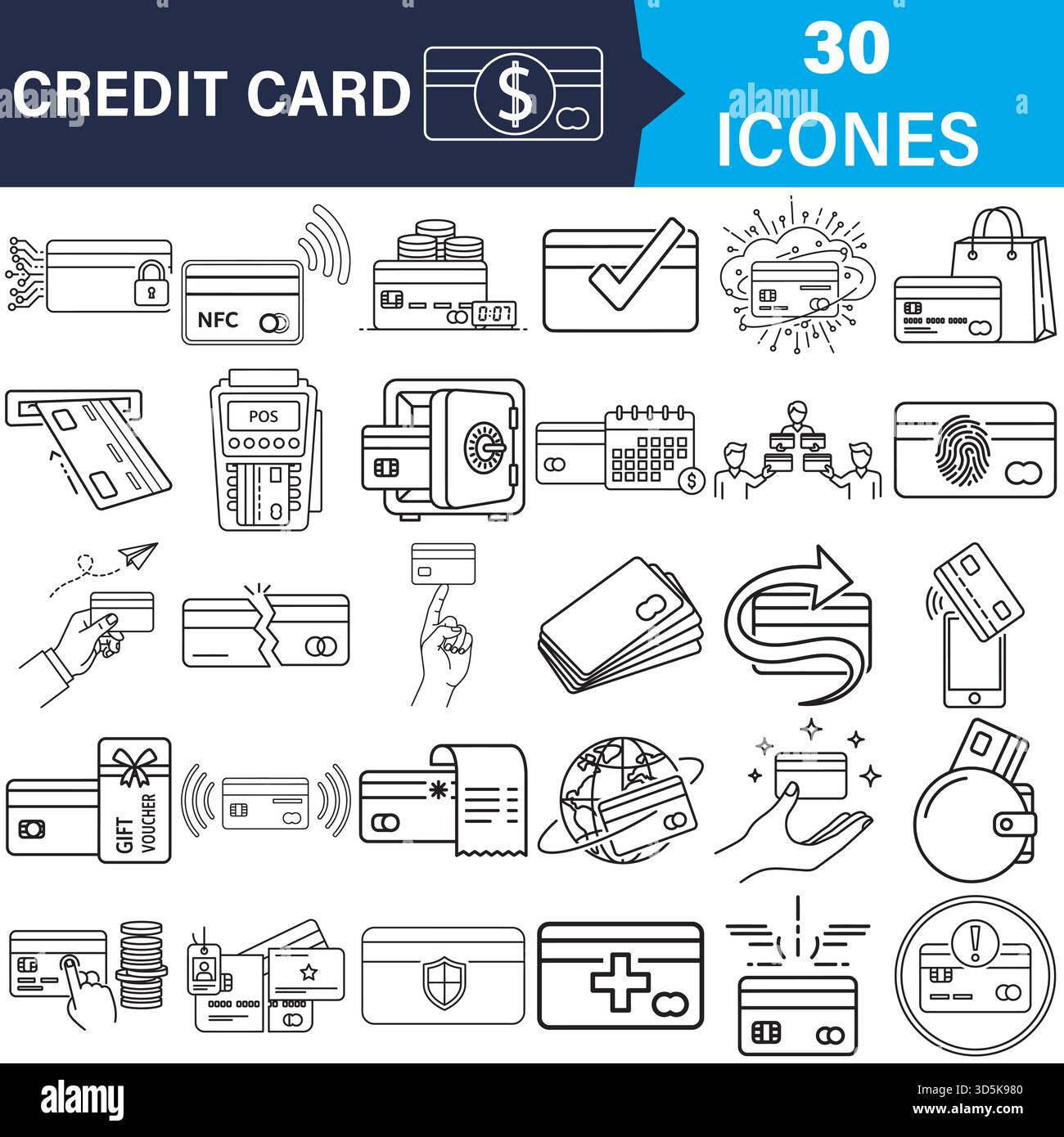 Nfc payment app icons Stock Vector Images - Alamy