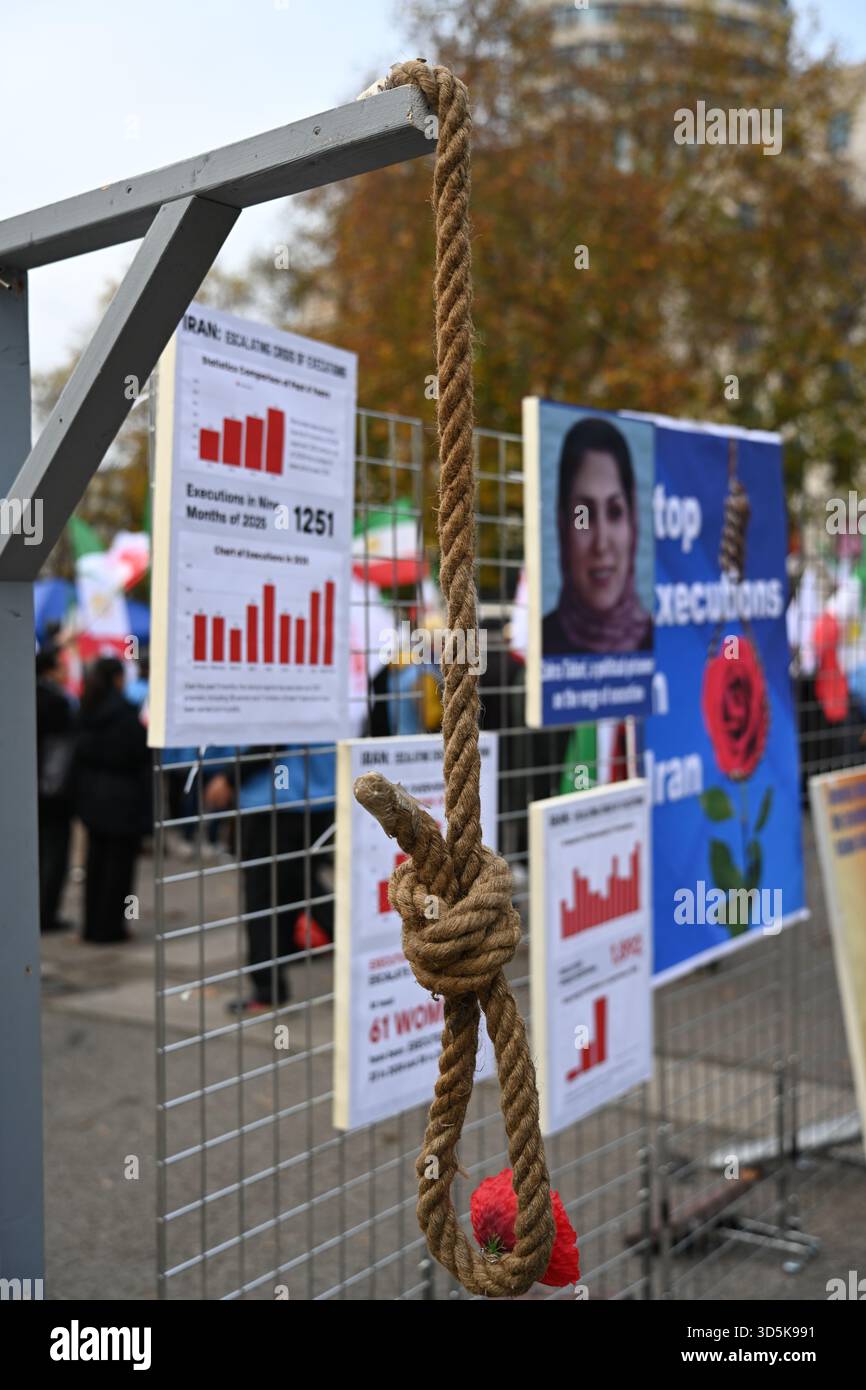 London, England, 16th November 2025: Demonstration to "Stop executions ...