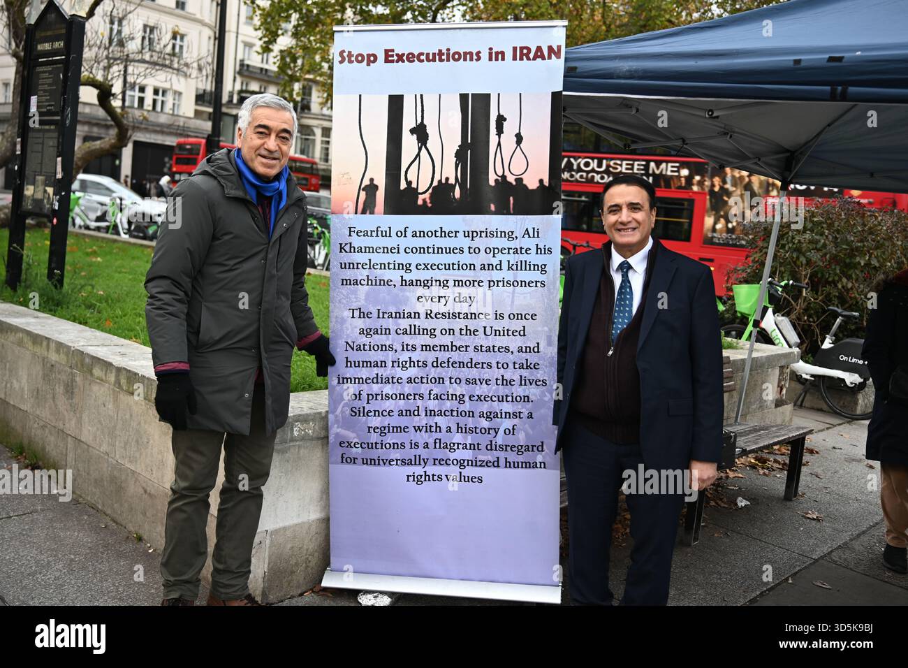 London, England, 16th November 2025: Demonstration to "Stop executions ...