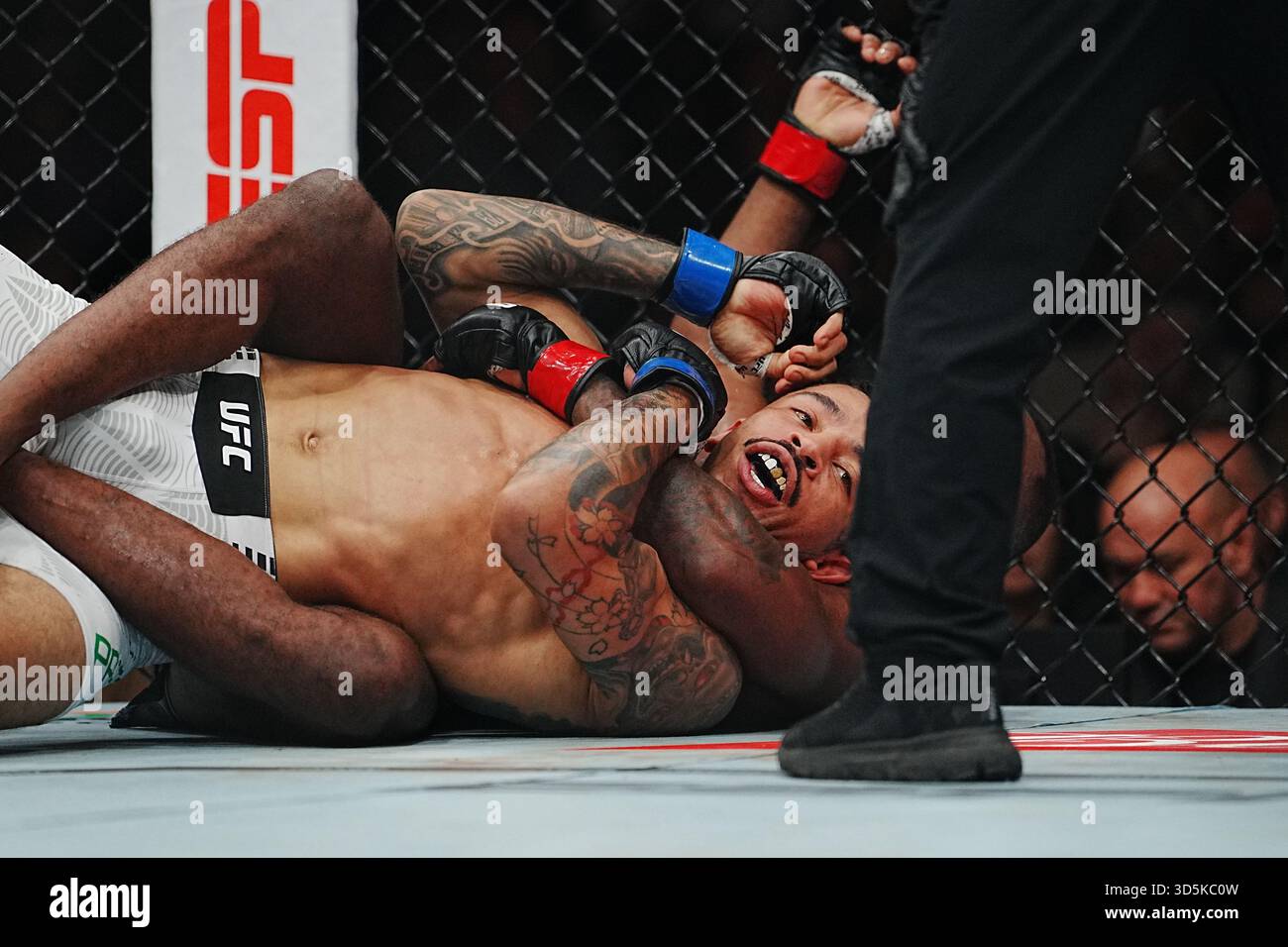 NEW YORK CITY, NY- NOVEMBER 15:Leon Edwards and Carlos Prates meet in ...