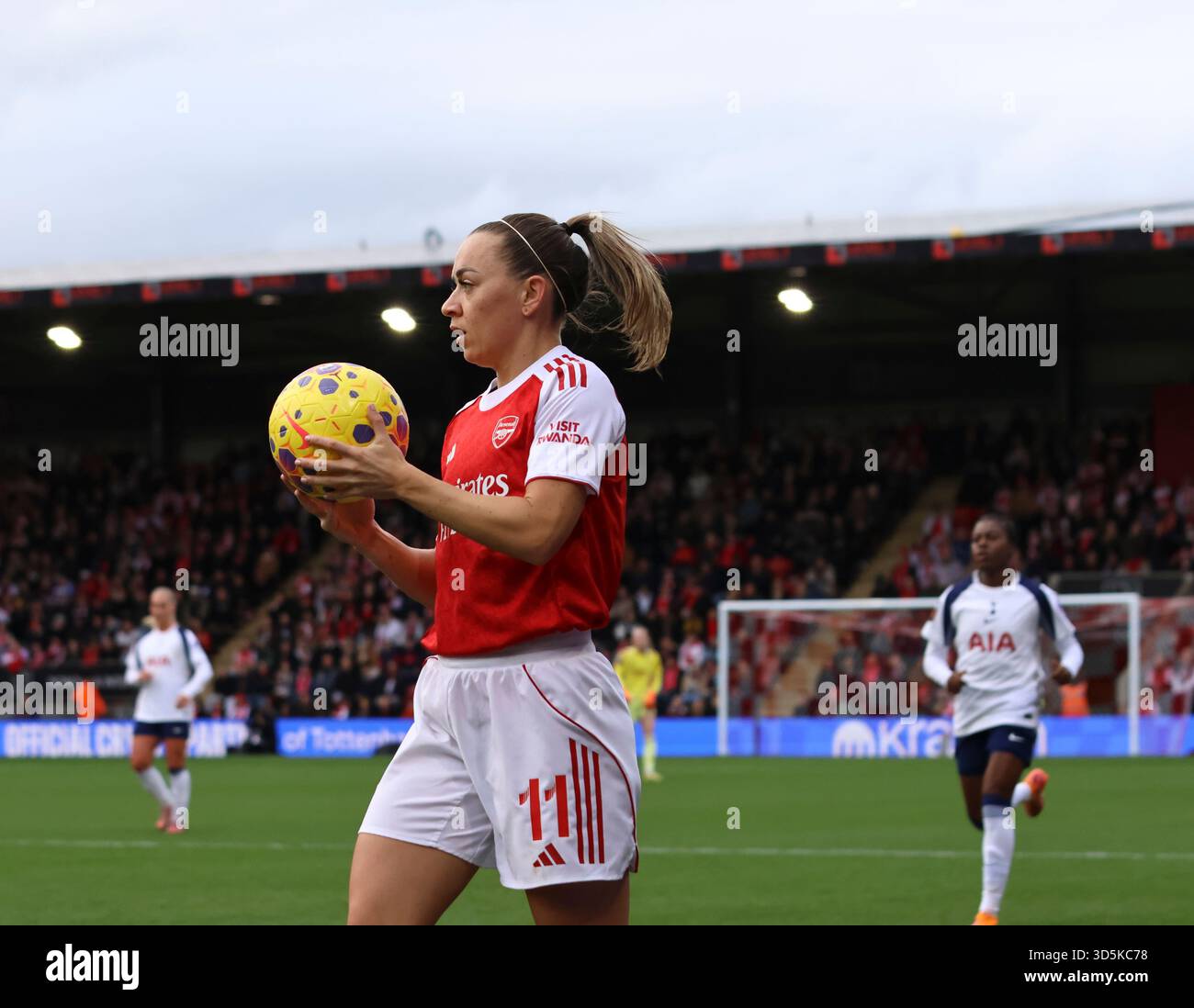 Katie McCabe (Arsenal 11) during the Women's Super League game between ...