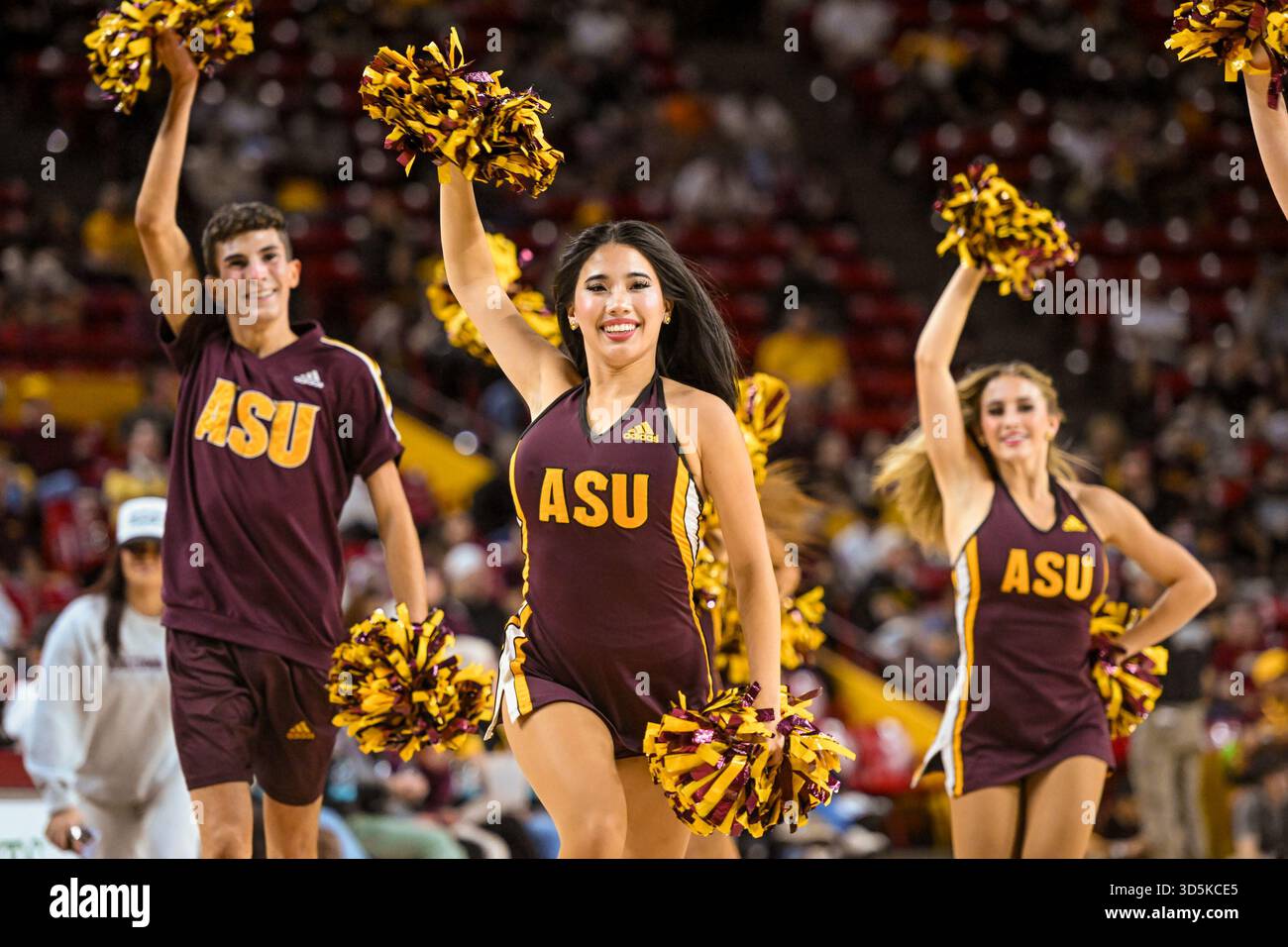 Arizona State Sun Devils spirit squads fires up the crowd in the first ...