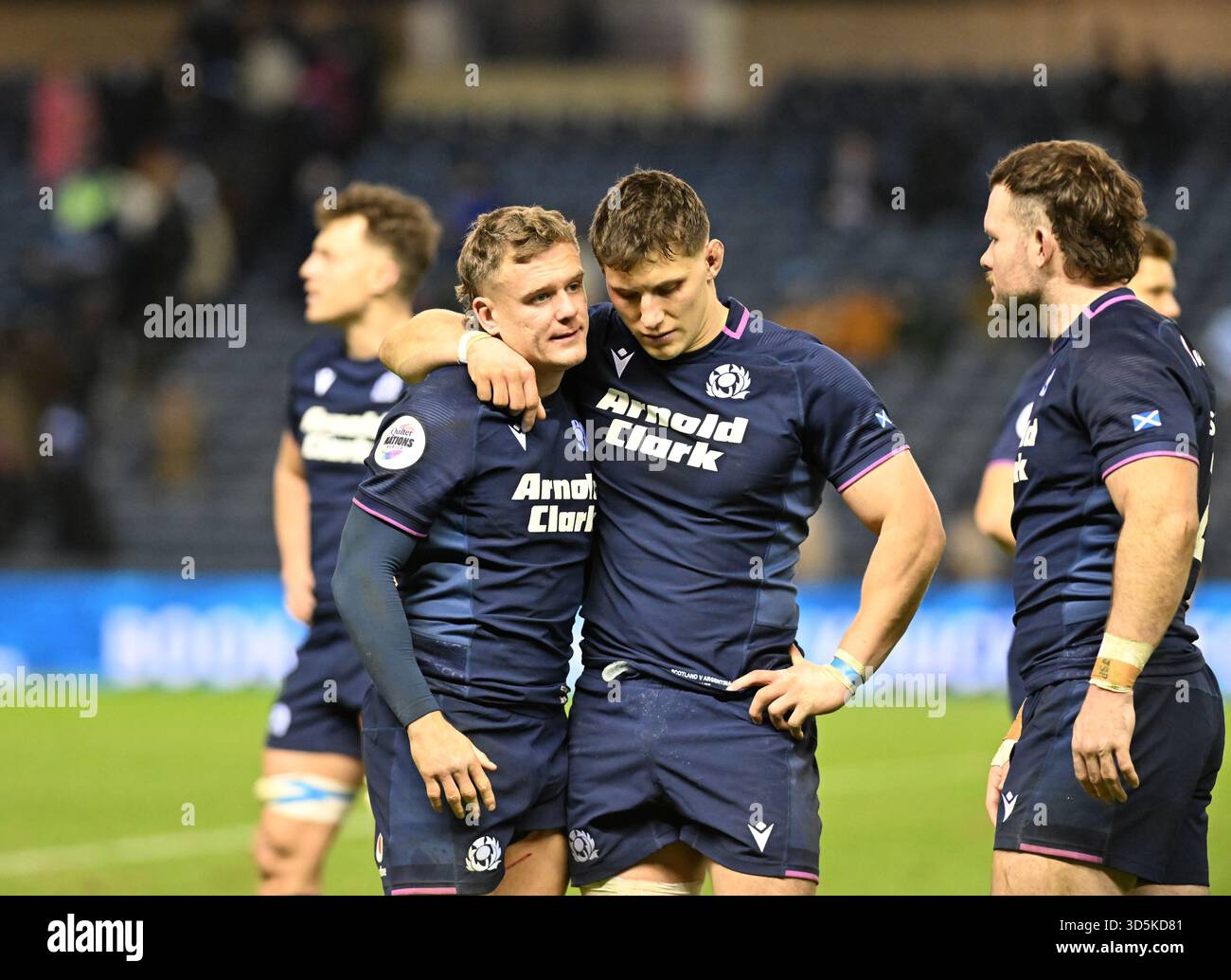 Scotland dejection for 50th cap darcy graham hi-res stock photography ...