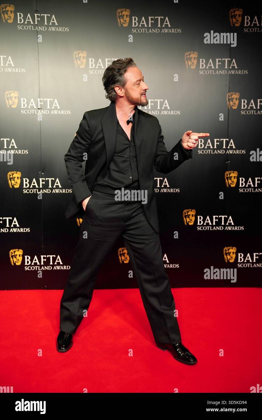 James McAvoy attends the British Academy of Film and Television Arts in ...