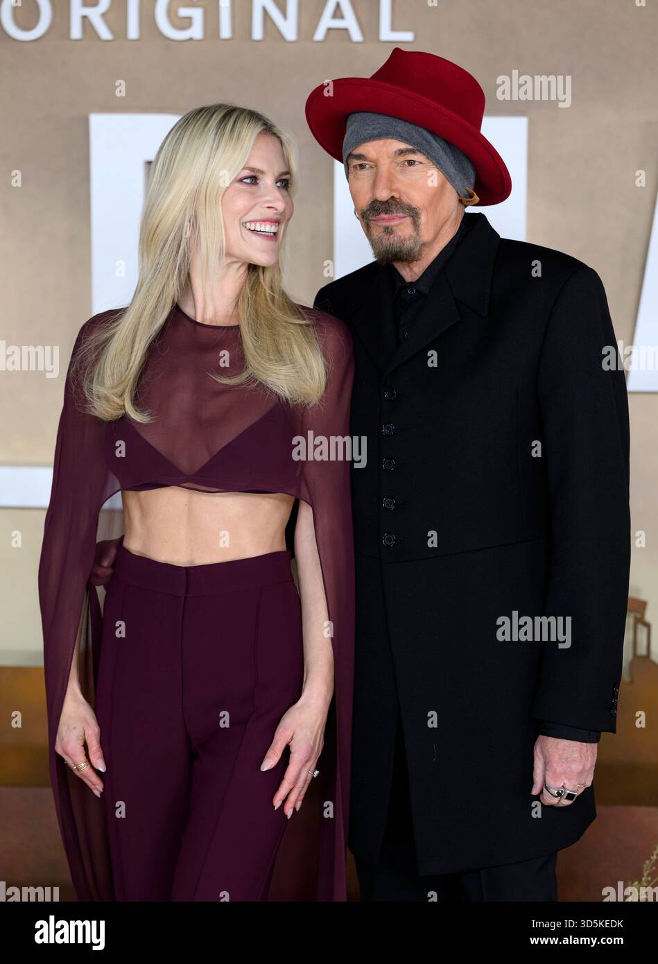 London, UK. November 16th, 2025. Billy Bob Thornton and Ali Larter ...