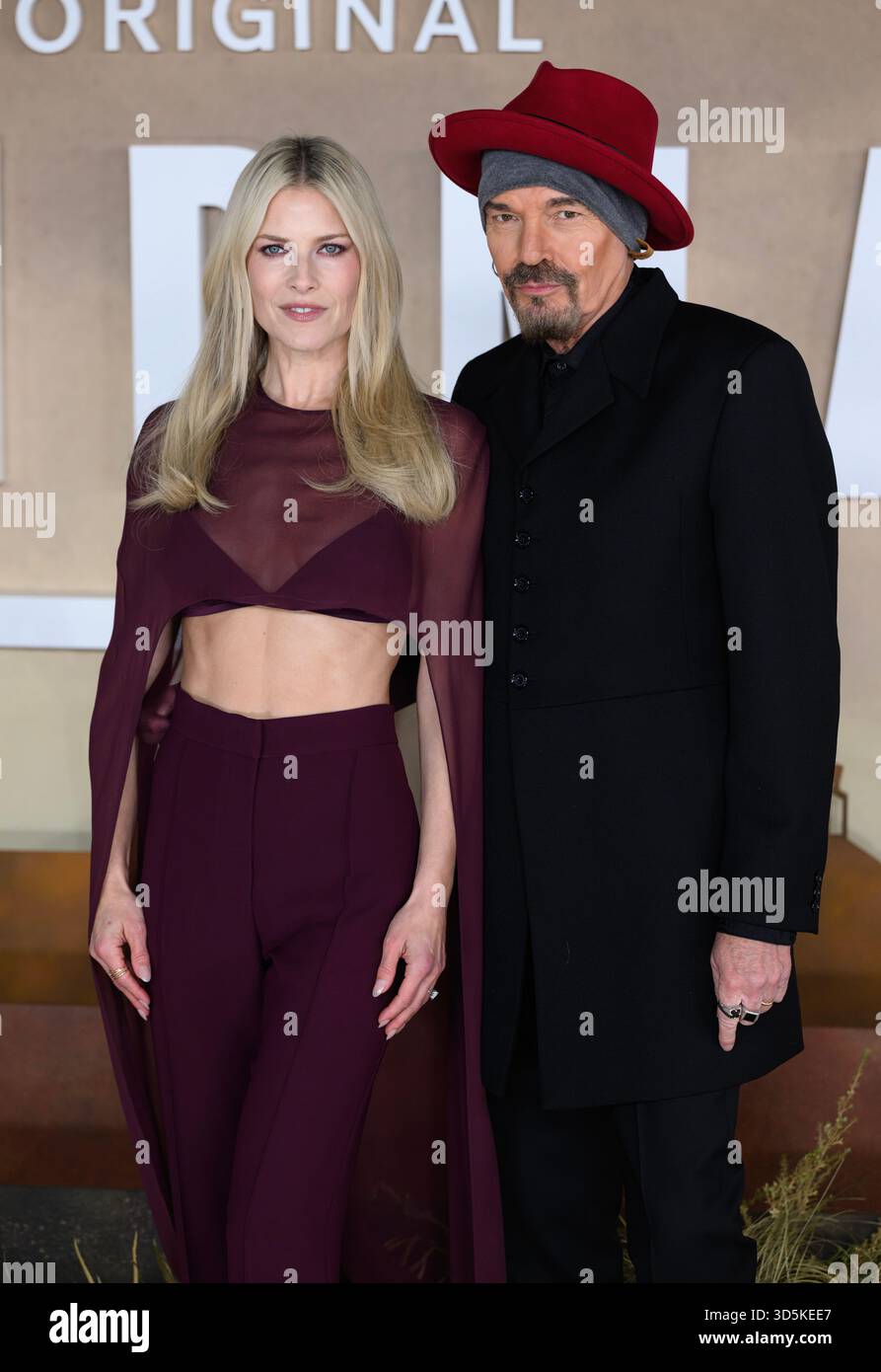 London, UK. November 16th, 2025. Billy Bob Thornton and Ali Larter ...