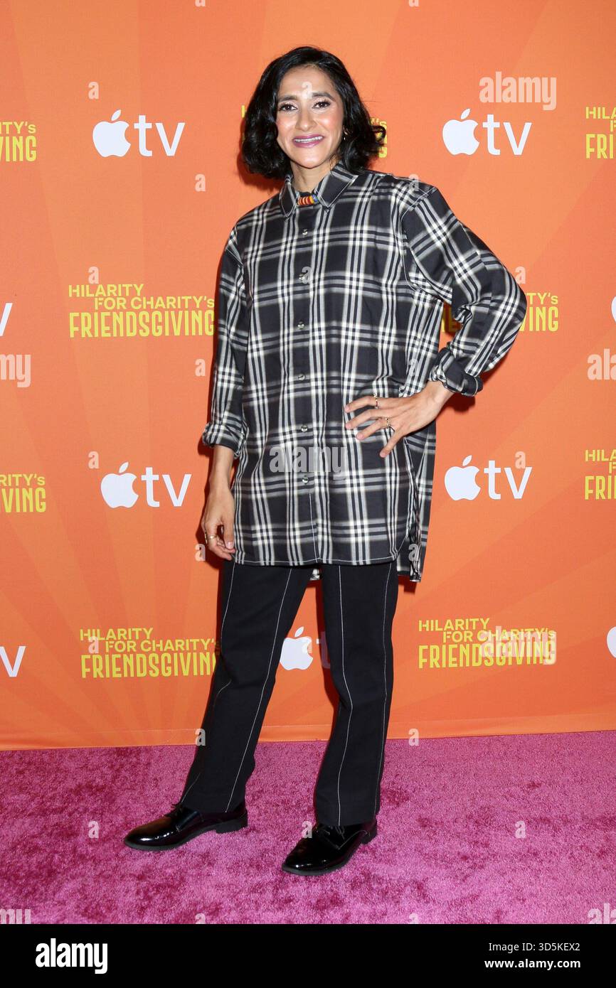Aparna Nancherla at arrivals for Hilarity For Charity Friendsgiving Fundraiser, Rolling Greens ...