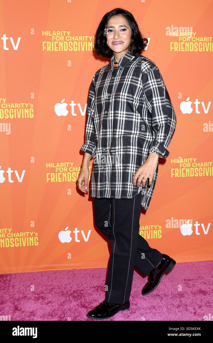 Aparna Nancherla at arrivals for Hilarity For Charity Friendsgiving Fundraiser, Rolling Greens ...
