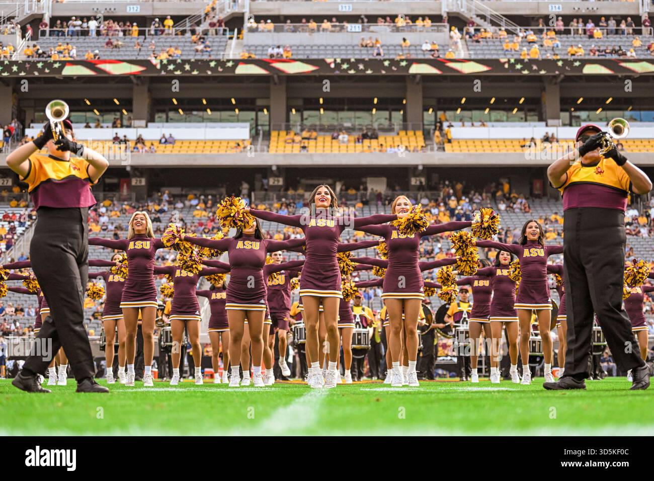 Arizona State Sun Devils dance team performs before an NCAA football ...