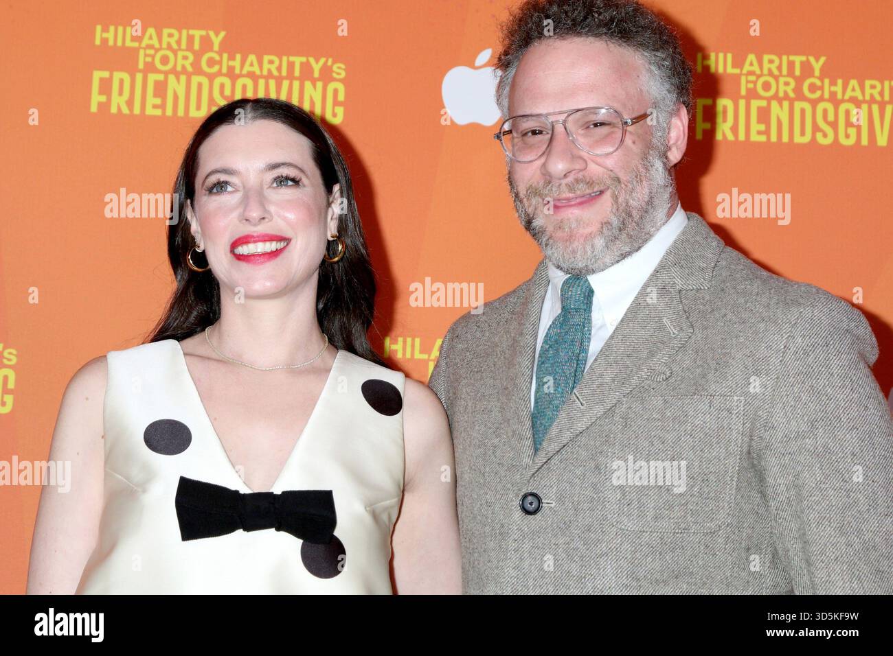 Lauren Miller Rogen, Seth Rogen at arrivals for Hilarity For Charity Friendsgiving Fundraiser ...