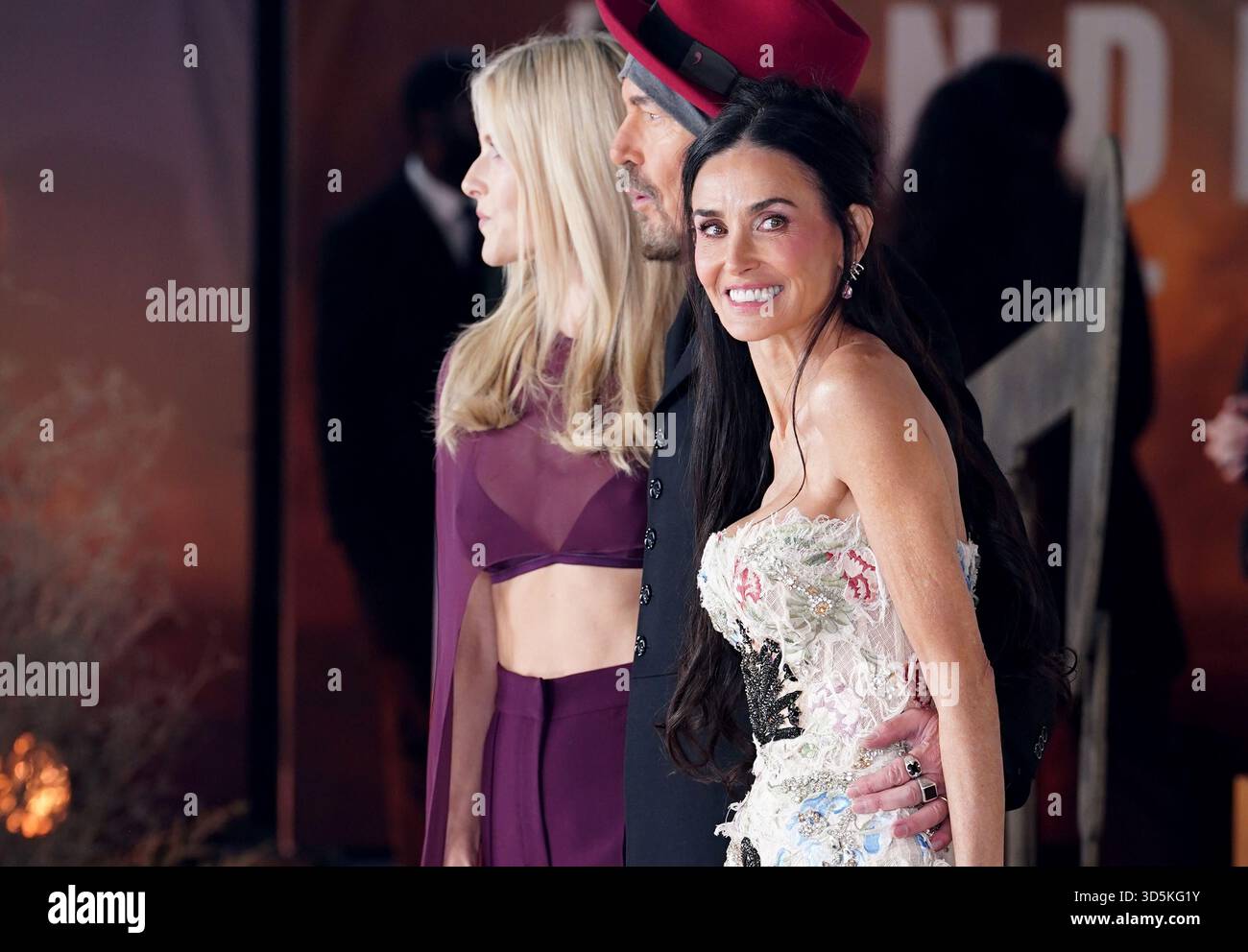 (left to right) Ali Larter, Billy Bob Thornton and Demi Moore attend ...