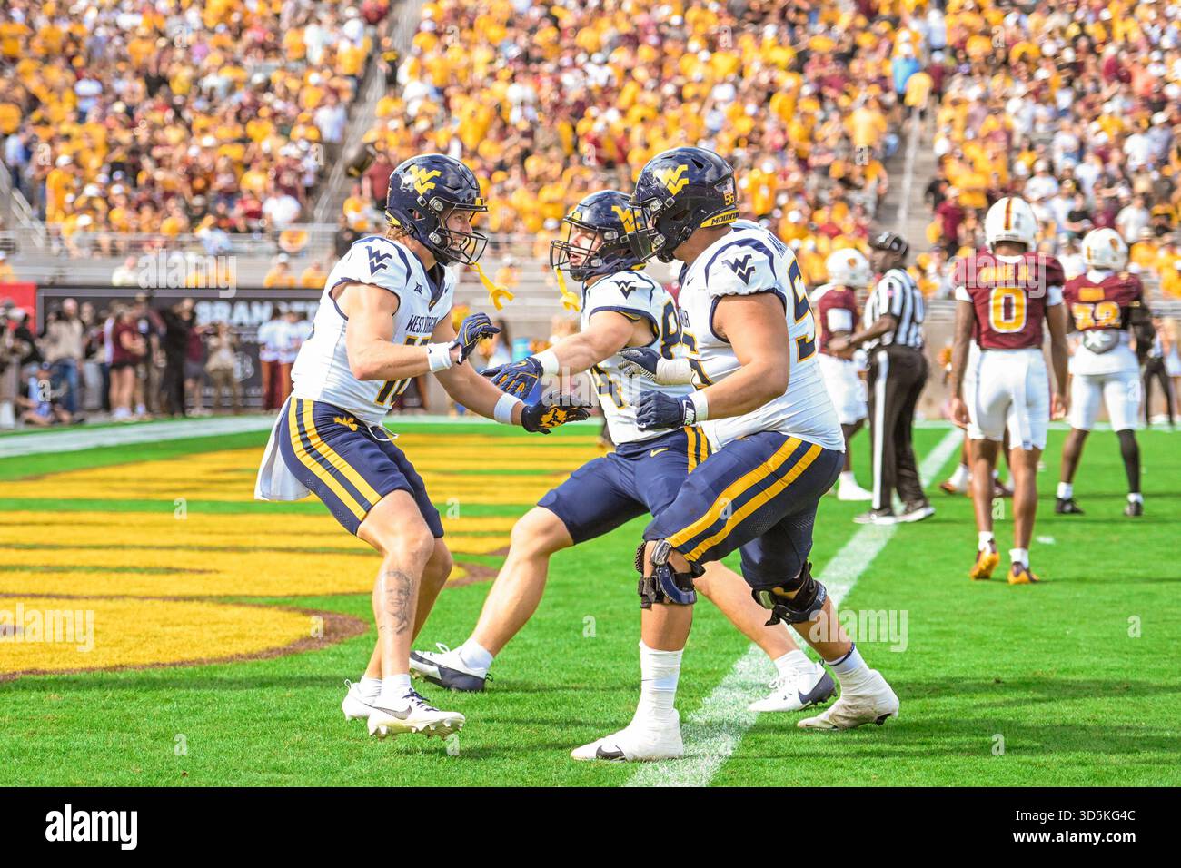 West Virginia Mountaineers wide receiver Jeff Weimer (16) celebrates ...