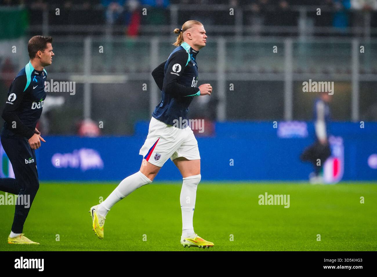 Milan, Italy 20251116. Norway's Erling Braut Haaland before the World ...