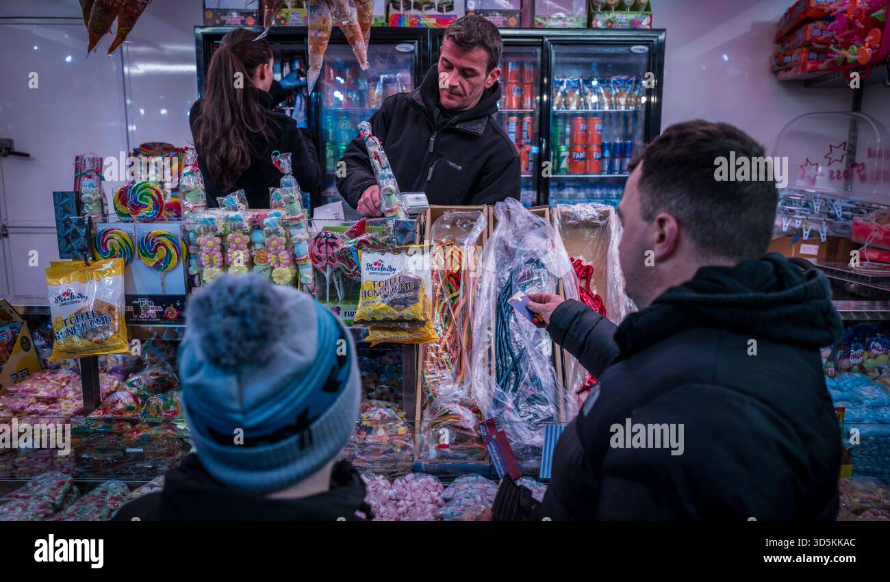 UK: Christmas Street Market and Fun Fair in Lanark, Scotland on 15th ...