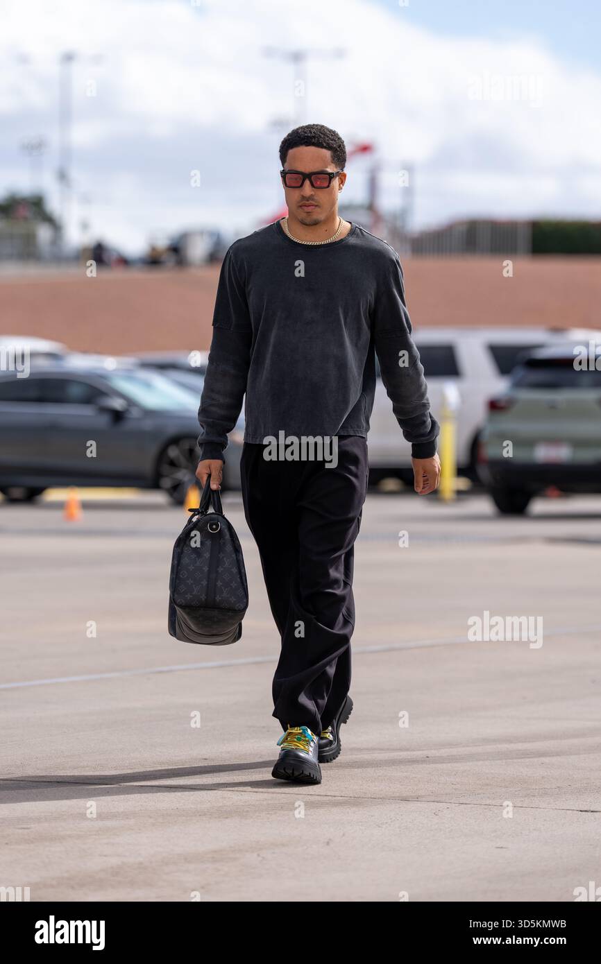 Arizona Cardinals wide receiver Andre Baccellia arrives to State Farm ...