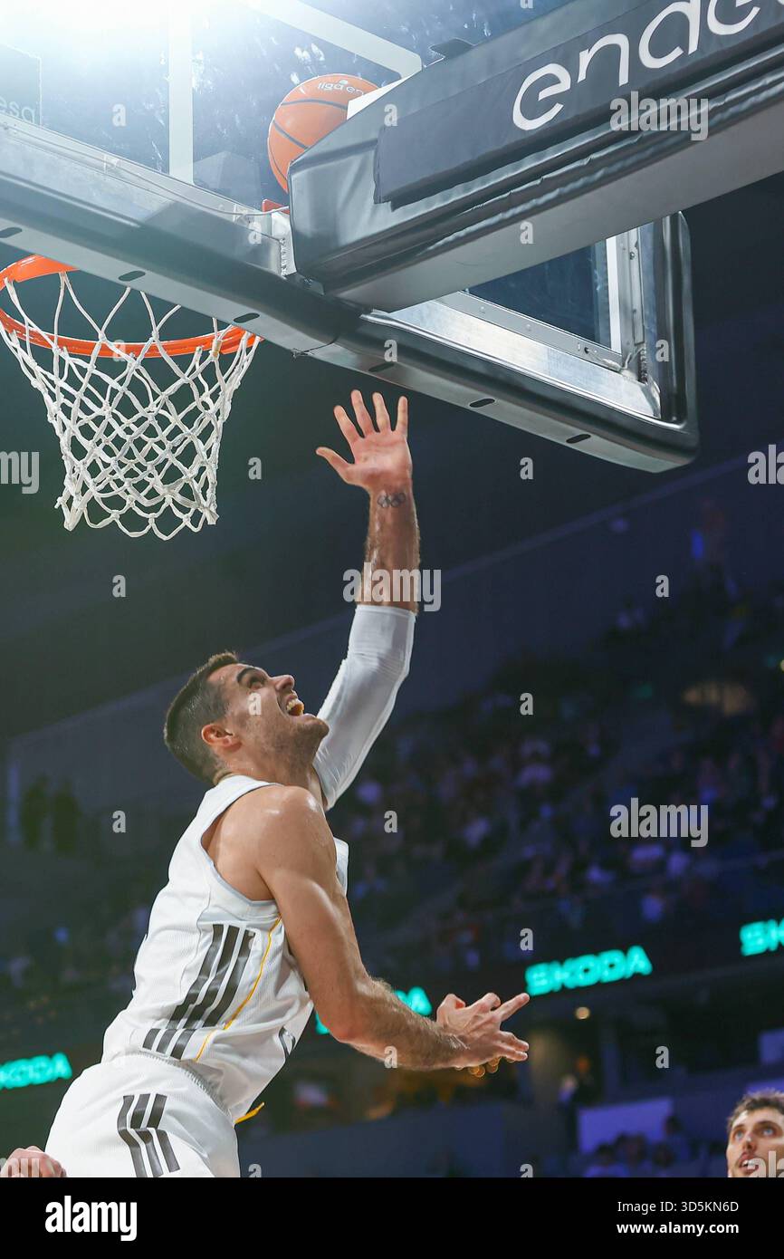 16th November 2025; Movistar Arena; Liga Endesa; ACB; Real Madrid vs Surne Bilbao Basket ...