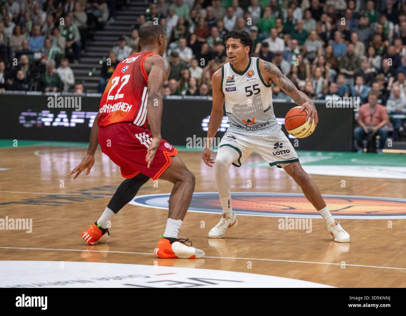 16 November 2025, Rhineland-Palatinate, Trier: Basketball: BBL Cup ...