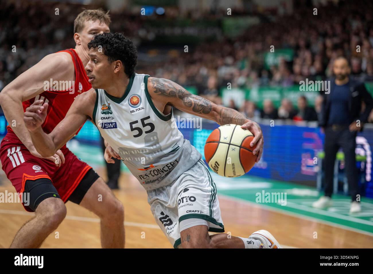 16 November 2025, Rhineland-Palatinate, Trier: Basketball: BBL Cup ...