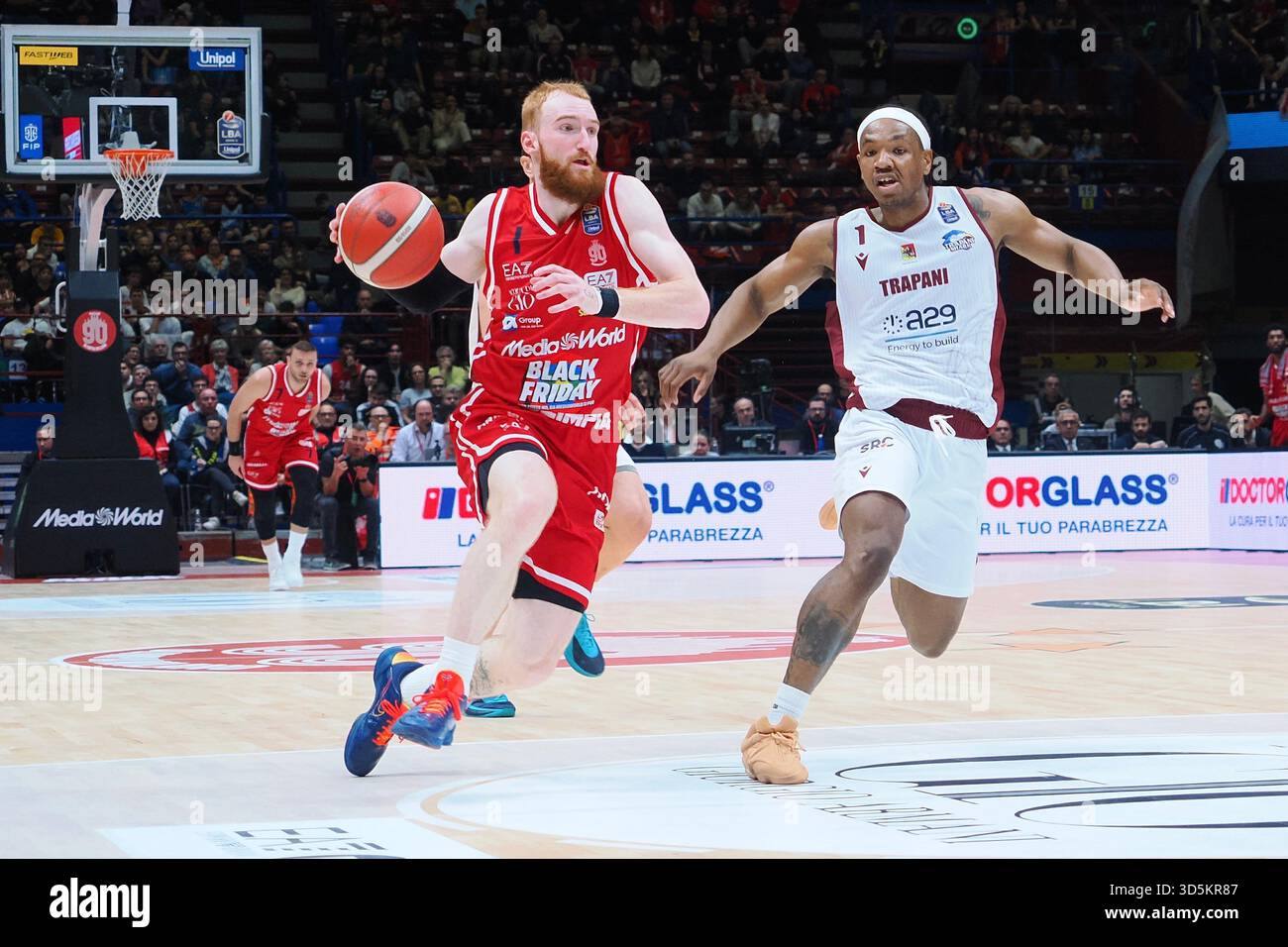 Nico Mannion (EA7 Emporio Armani Olimpia Milano) during EA7 Emporio ...