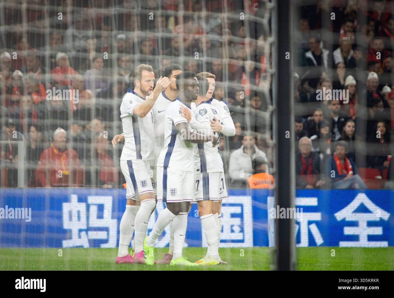 Harry Kane (England) goal celebration against Albania in Arena ...