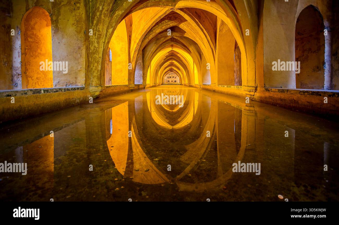 The Baths of Doña María de Padilla in the Royal Alcazar Palace of ...