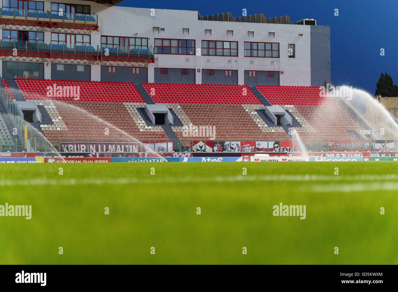 Valletta, Malta - November 16: A view of the field during the Poland ...
