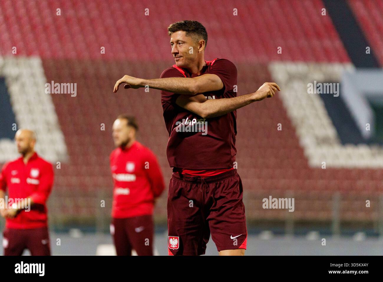Valletta, Malta - November 16: Robert Lewandowski of Poland during the ...