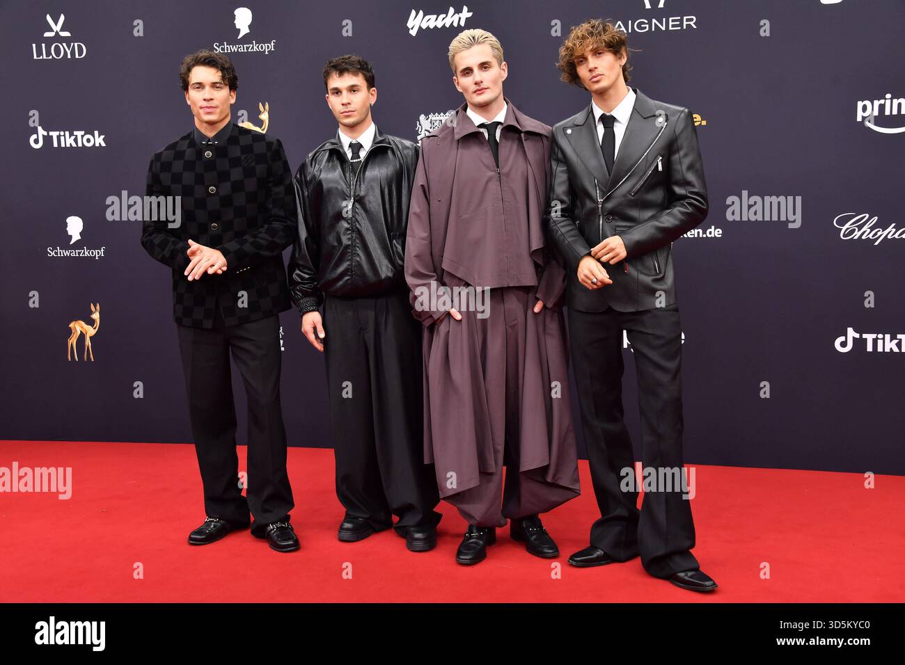 Tim Schaecker, Julien Brown, Luis Freitag und Bene Schulz Elevator Boys ...